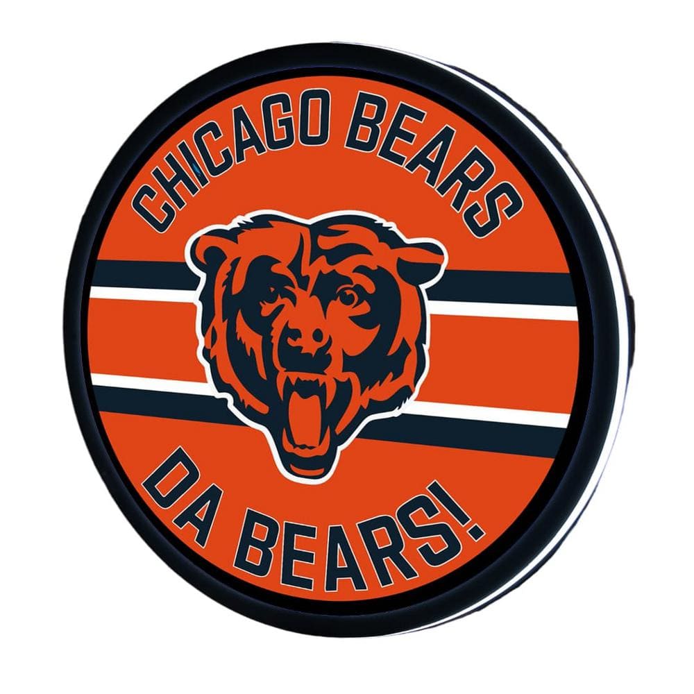 Evergreen Chicago Bears 15 in. Round Plug-in LED Lighted Sign ...