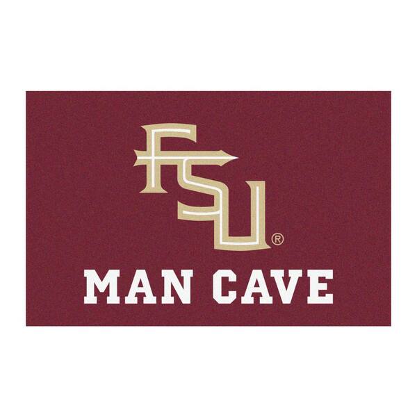 FANMATS Florida State University Red Man Cave 2 ft. x 3 ft. Area Rug ...