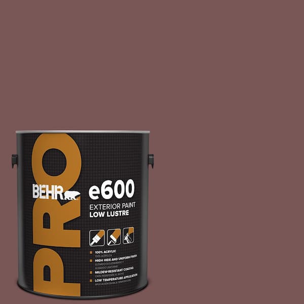 BEHR PRO 1 gal. #120F-6 Japanese Maple Low Luster Exterior Paint ...