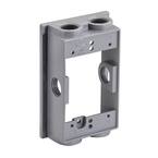 Southwire 1 in. Weatherproof 3-Hole Single Gang Electrical Box WB13100 ...