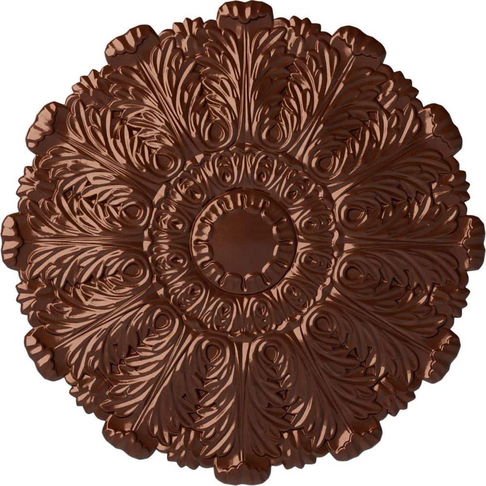 Ekena Millwork 31 in. x 1-1/2 in. Durham Urethane Ceiling Medallion ...