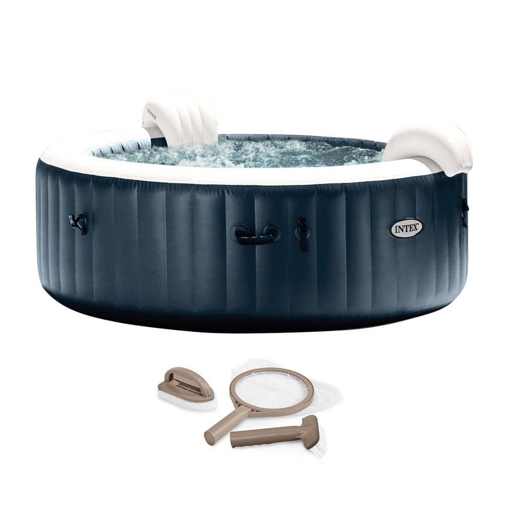 Intex PureSpa Plus 6-Person Portable Inflatable Hot Tub Bubble 170-Jet ...