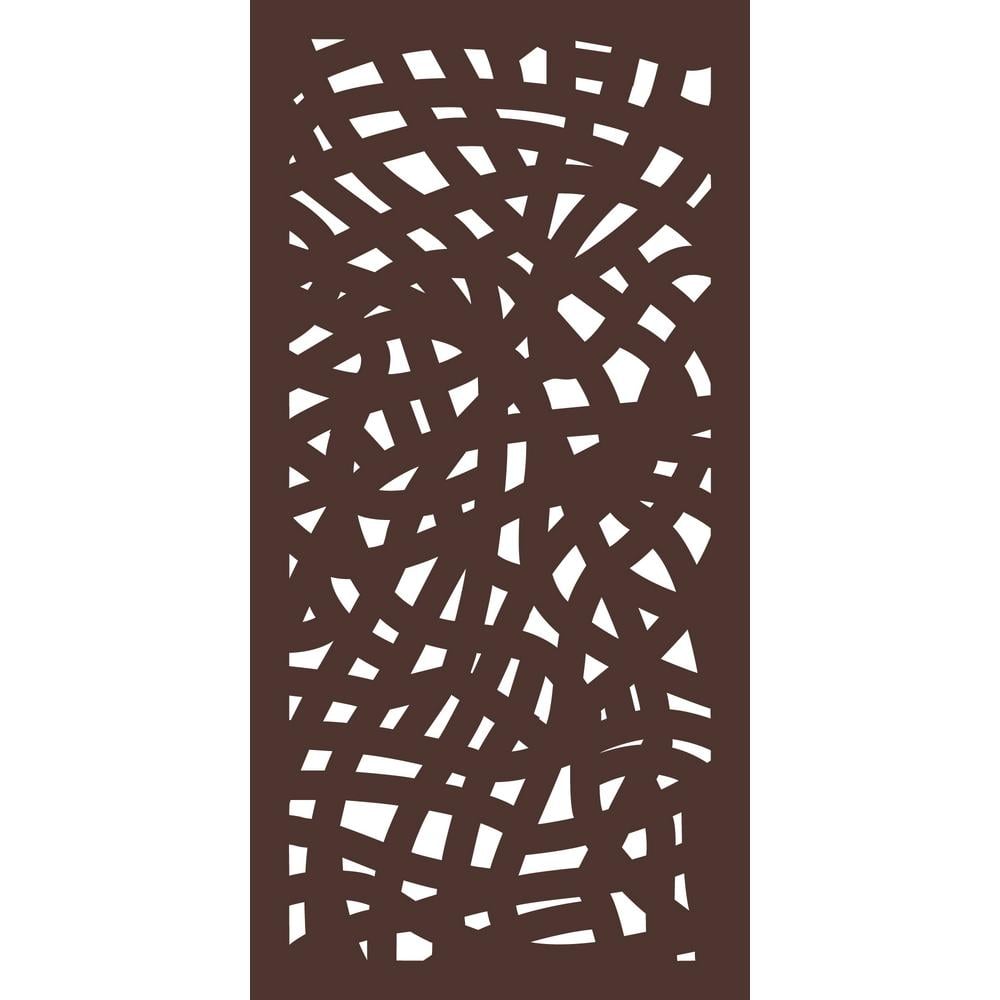 OUTDECO 2 ft. x 4 ft. Nest Hardwood Composite Decorative Wall Decor and ...