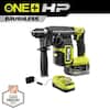 RYOBI ONE+ HP 18V Brushless Cordless 1 in. SDS Plus Rotary Hammer Kit ...