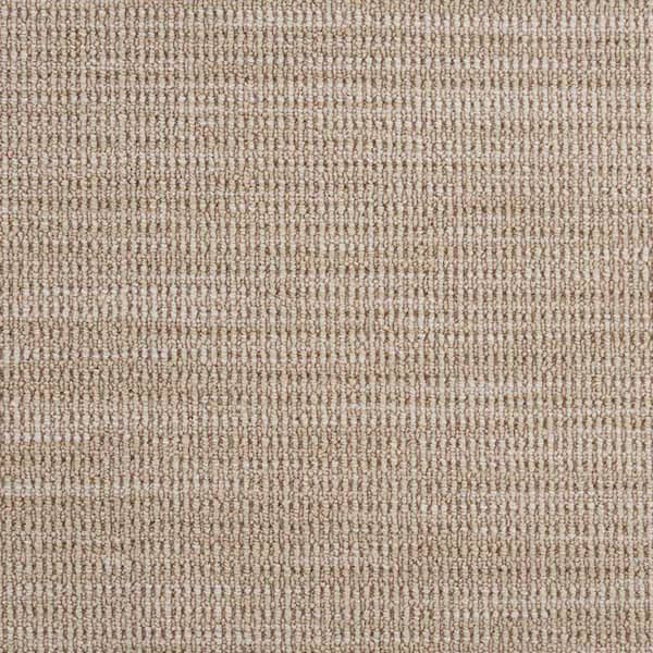 Natural Harmony 6 in. x 6 in. Loop Carpet Sample - Hypnotic - Color ...
