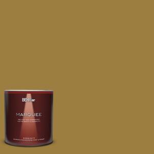 BEHR PREMIUM PLUS 5 gal. #S-H-380 Burnished Bronze Flat Exterior Paint ...