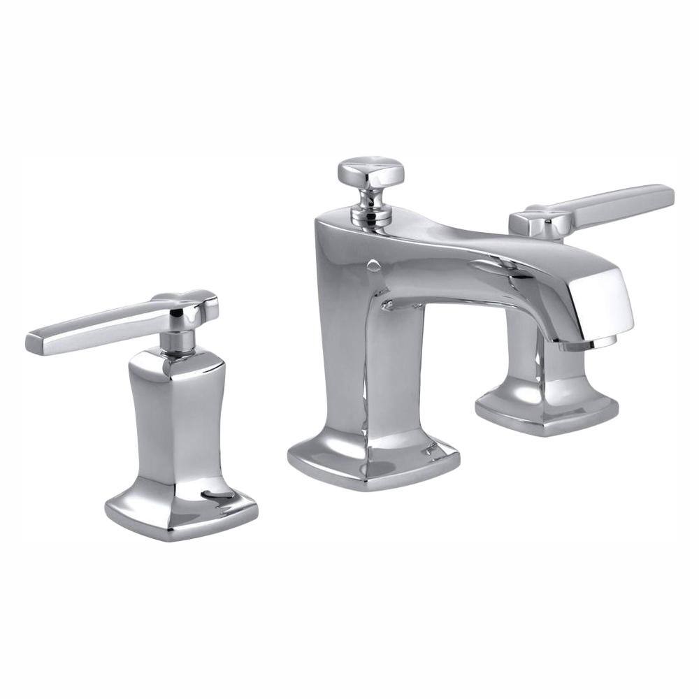KOHLER Margaux 8 in. Widespread 2-Handle Low-Arc Water-Saving Bathroom ...