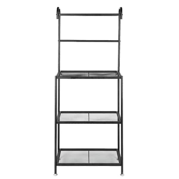 Outopee Modern Black Baker's Rack with Steel Frame 302589546482 - The ...