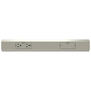 Legrand adorne Under-Cabinet 1-Gang Control Box, Titanium No Devices ...