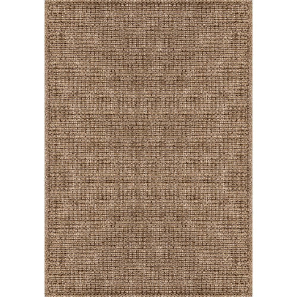 Beverly Rug Royal Natural 4 ft. x 6 ft. Solid Indoor Area Rug BV-RYL333 ...