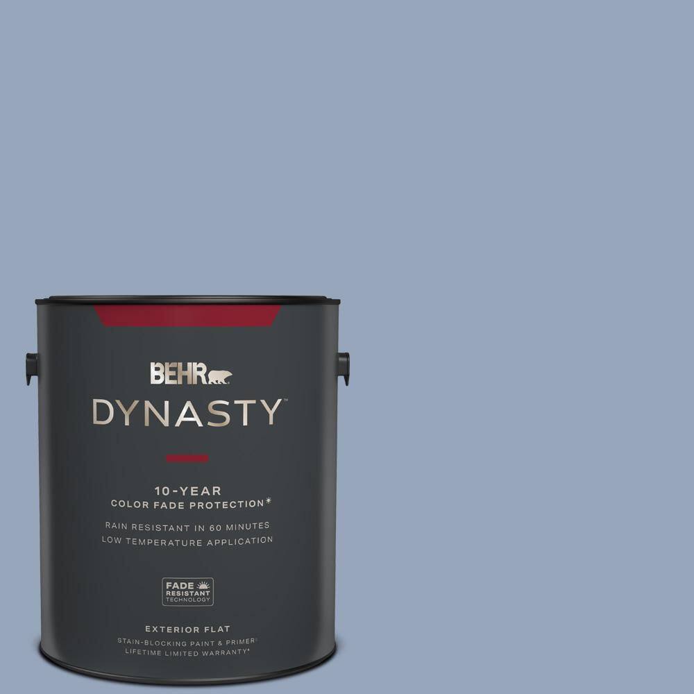 BEHR DYNASTY 1 gal. #590F-4 Cloudberry Flat Exterior Stain-Blocking ...