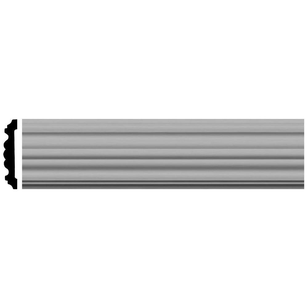 Ekena Millwork 7/8 in. x 3-3/4 in. x 94-1/2 in. Primed Polyurethane ...