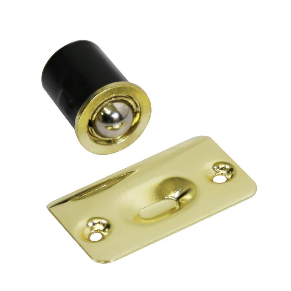 Design House Polished Brass Drive in Ball Catch 206276 - The Home Depot