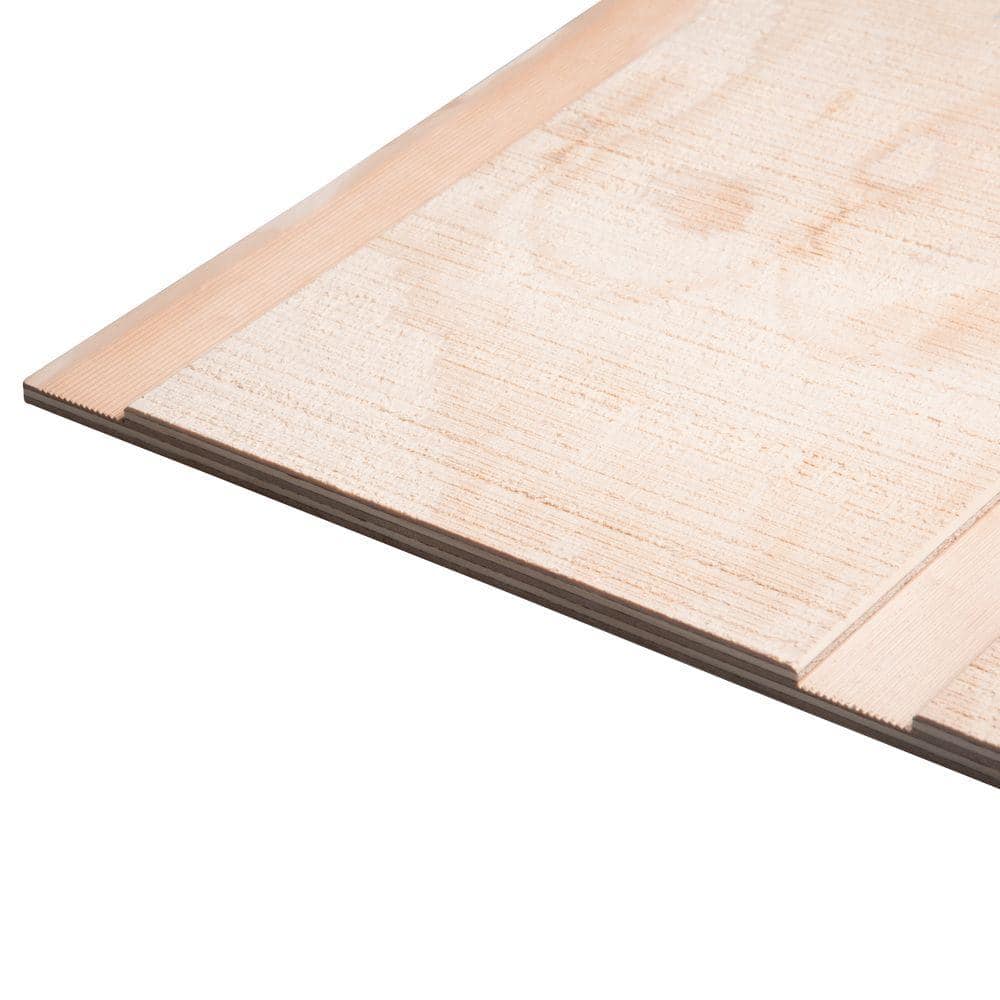 Premium RBB 48 in. x 96 in., 12 in. OC Plywood Siding 12 - The Home Depot