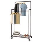 TRINITY Bronze Steel Clothes Rack TBFPBR-2702 - The Home Depot