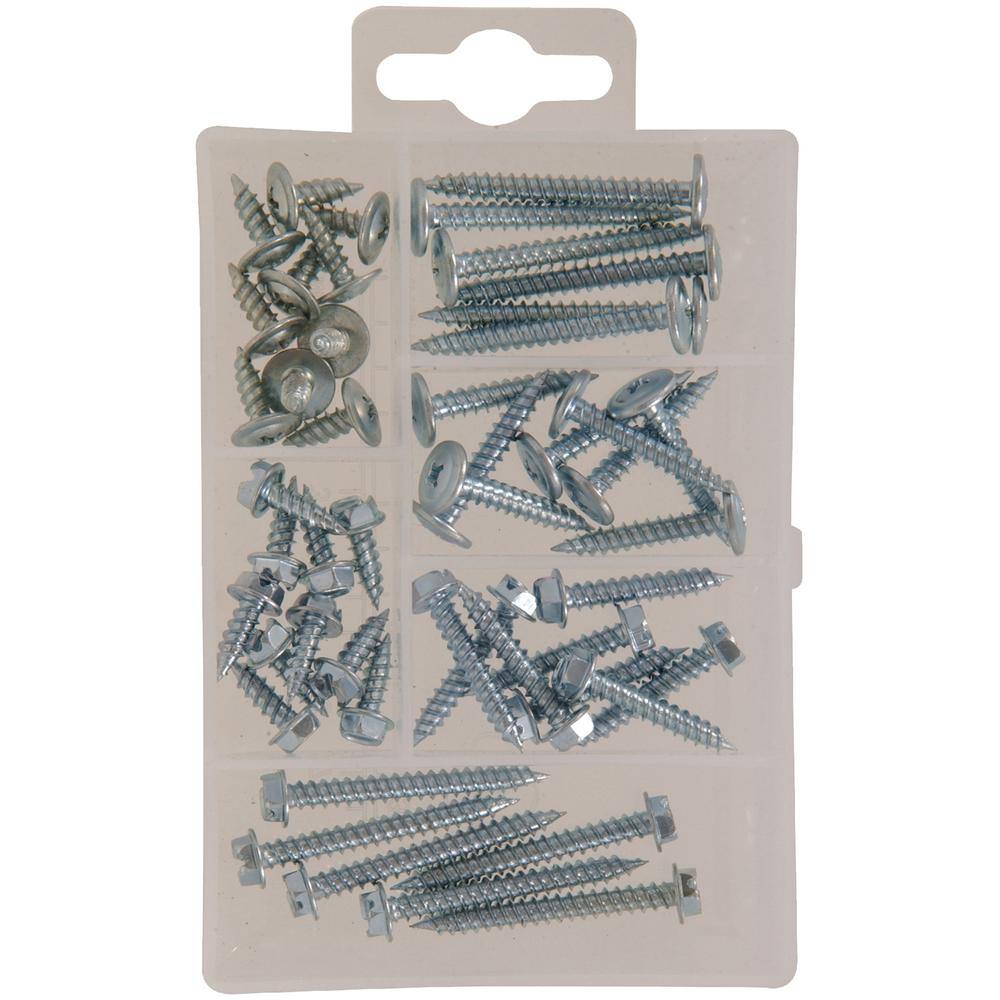 Hillman Lath Screws Assorted Kit (48-Pack) 130225 - The Home Depot