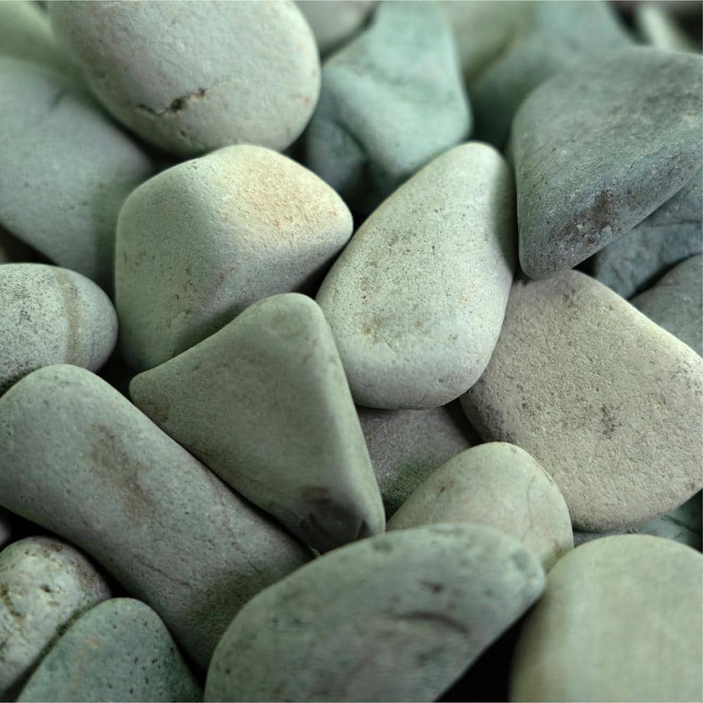 Southwest Boulder & Stone 0.25 cu. ft. 2 in. to 3 in. 20 lbs. Green ...