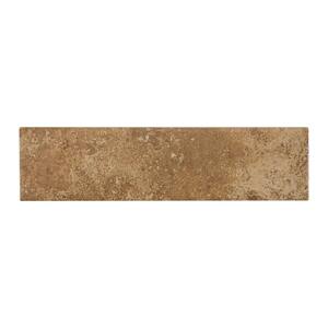 TrafficMaster Laguna Bay 3 in. x 12 in. Glazed Ceramic Bullnose Floor ...