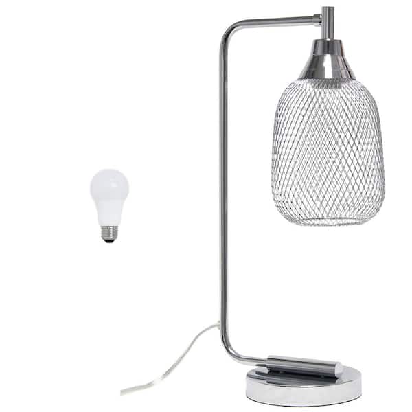 Elegant Designs 19 in. Industrial Mesh Wire Novelty Task and Reading ...