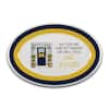 Magnolia Lane Michigan As for Me 18 in. Assorted Colors Oval Melamine ...