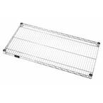 QUANTUM STORAGE SYSTEMS One 24 in. W x 42 in. L Chrome Wire Shelf 2442C