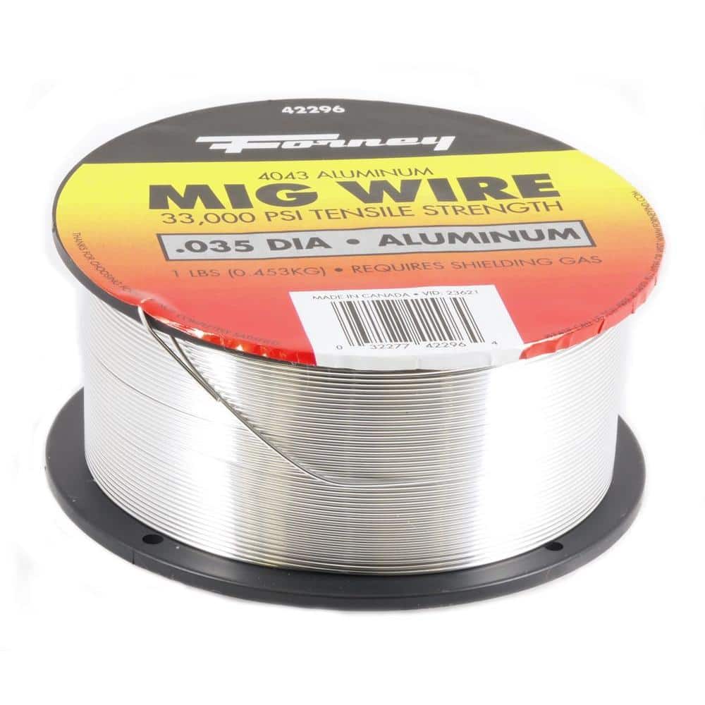Forney 0.035 Dia 4043 Aluminum Alloy MIG Wire 1 lb. Spool 42296