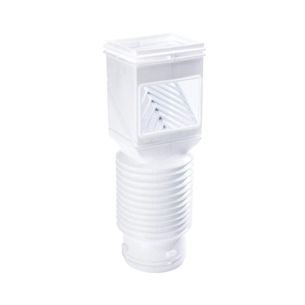 Amerimax Home Products Flex Grate White Vinyl Downspout Filter 4490 ...