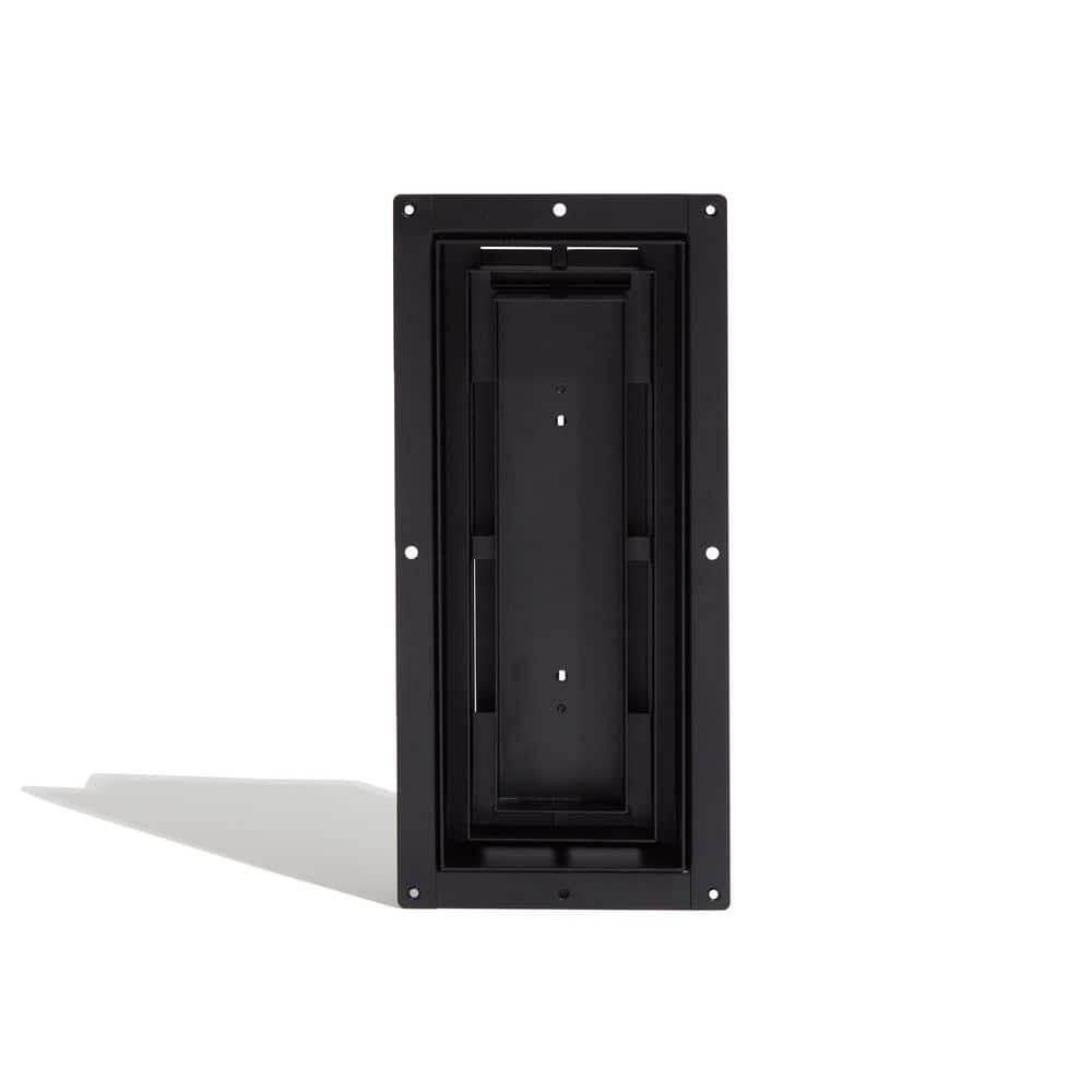 FITTES Flush Floor Vent [Luxe+] 4x10 FLUSH4X10BLK-HP - The Home Depot
