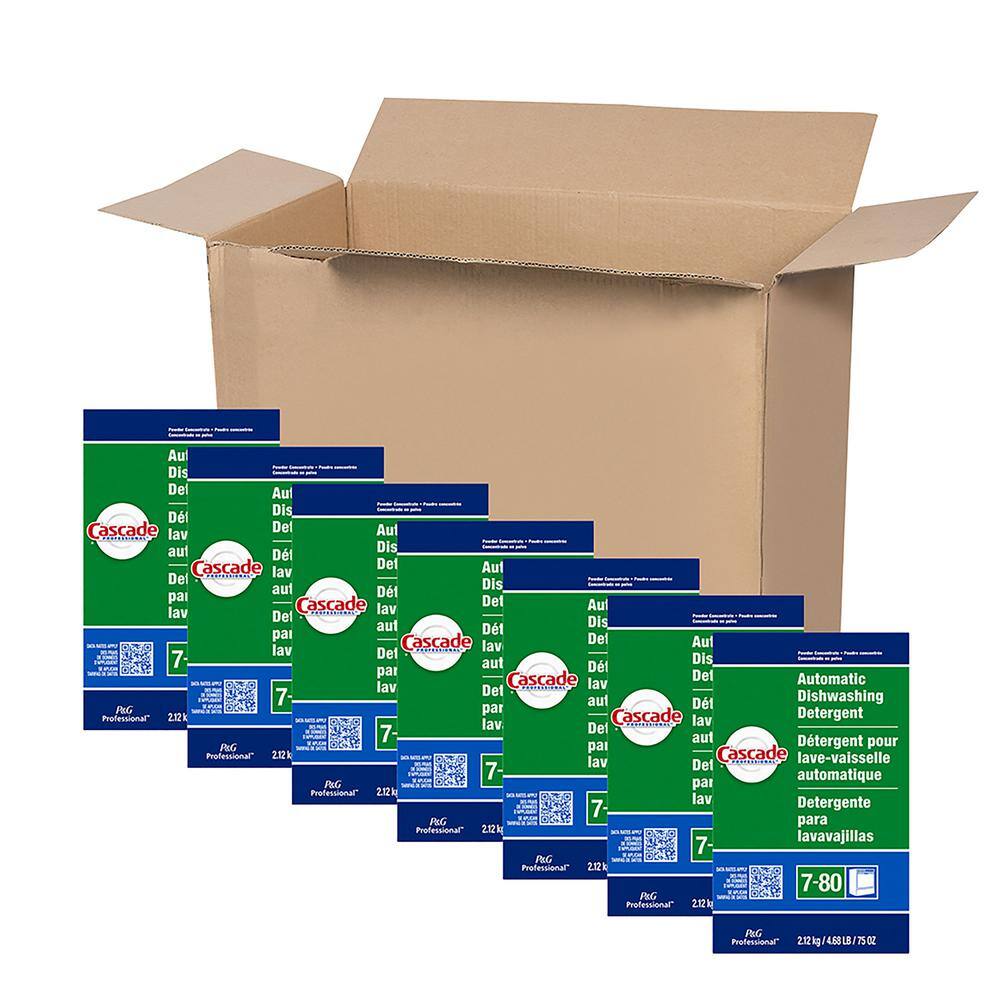 Cascade 75 oz. Fresh Scent Automatic Dishwasher Detergent Powder Box (7 ...