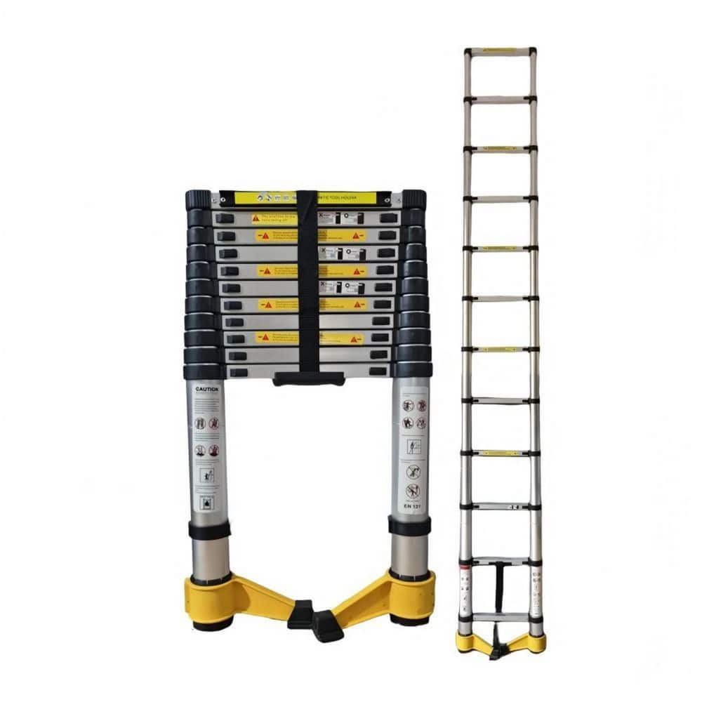 Miscool Anky 11.5 ft. Aluminium Multi-Purpose Heavy Duty Telescoping ...