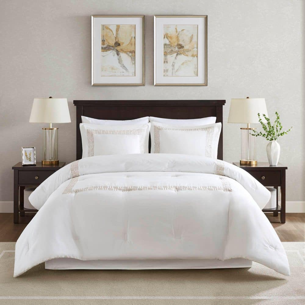 Nile 4-Piece Multi Cotton Queen Comforter Set HH10-1870 - The Home Depot