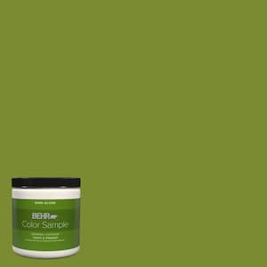 BEHR ULTRA 1 gal. #P360-7 Sassy Grass Extra Durable Semi-Gloss Enamel ...