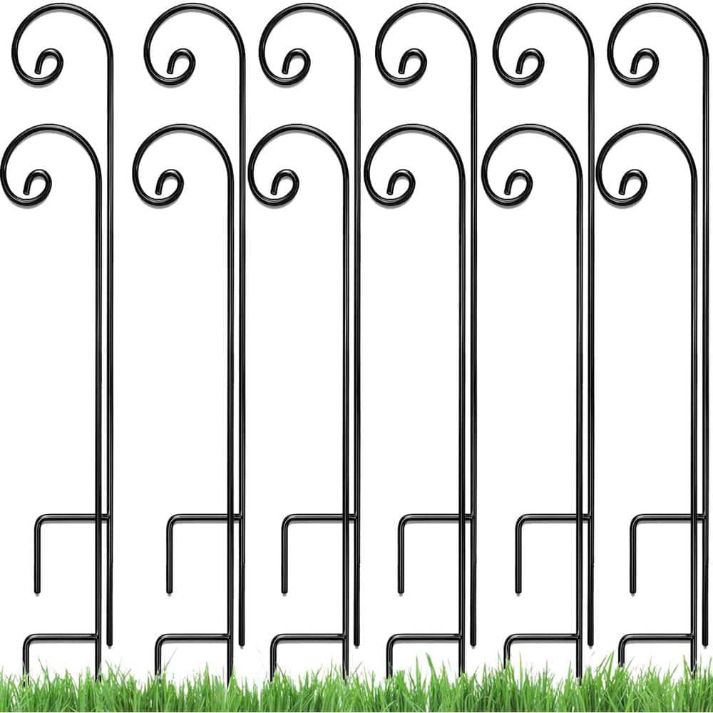Ashman Online 65 in. Steel Shepherd Curled Hook (12-Pack ...