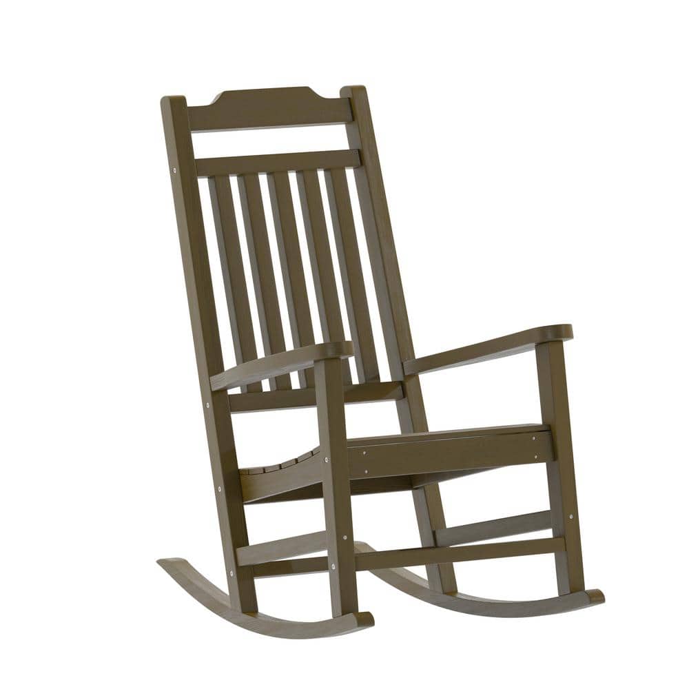Carnegy Avenue Red Plastic Outdoor Rocking Chair in Red CGA-JJ-521334 ...