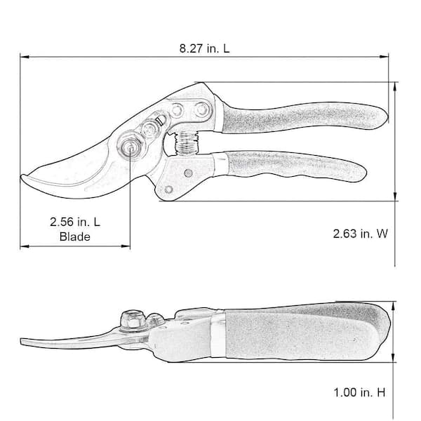 Pruning Shears Drawing