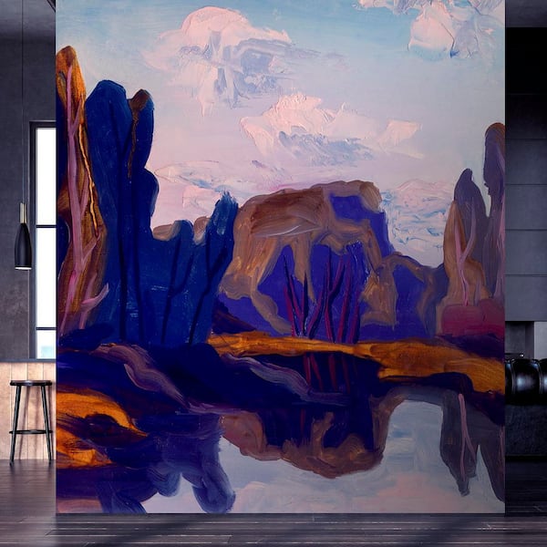 Veer Decor Painterly Highlands Wall Mural 8253-BQ - The Home Depot