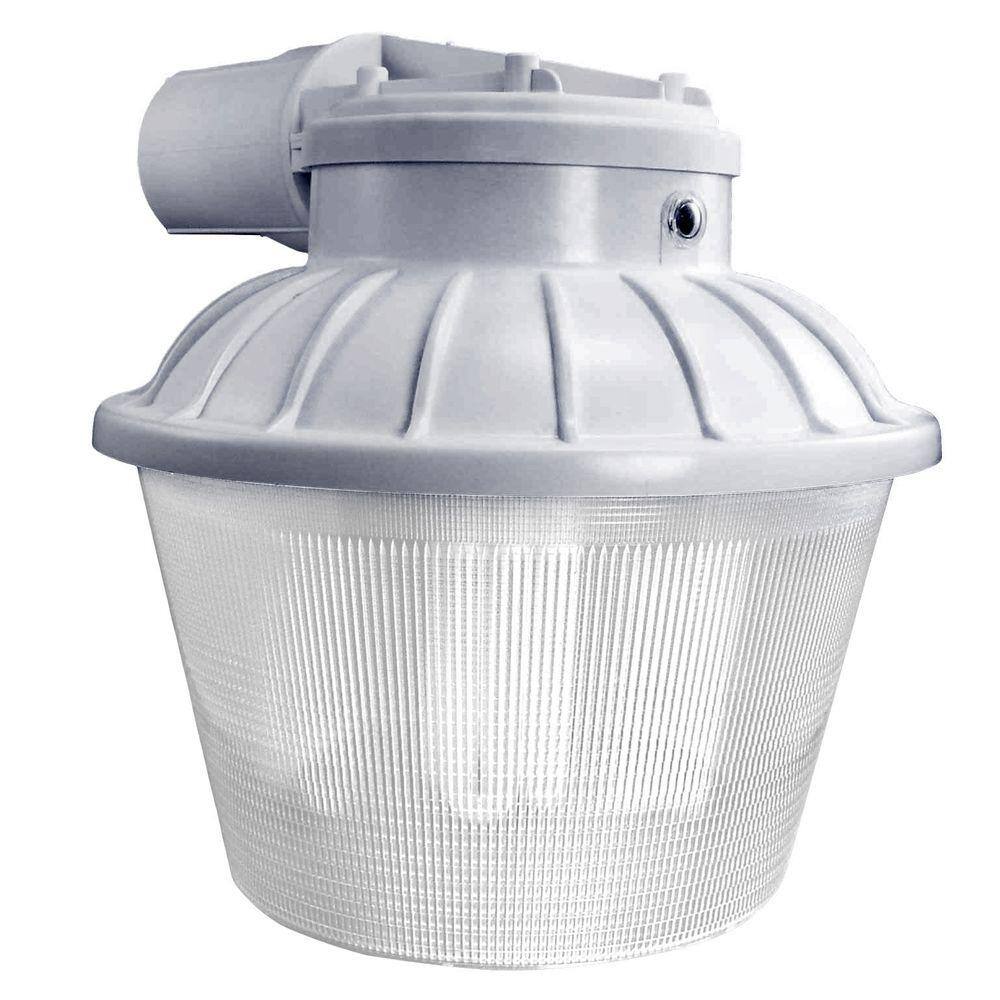 42 Watt Fluorescent Yard Light, Metallic 9147 - The Home Depot