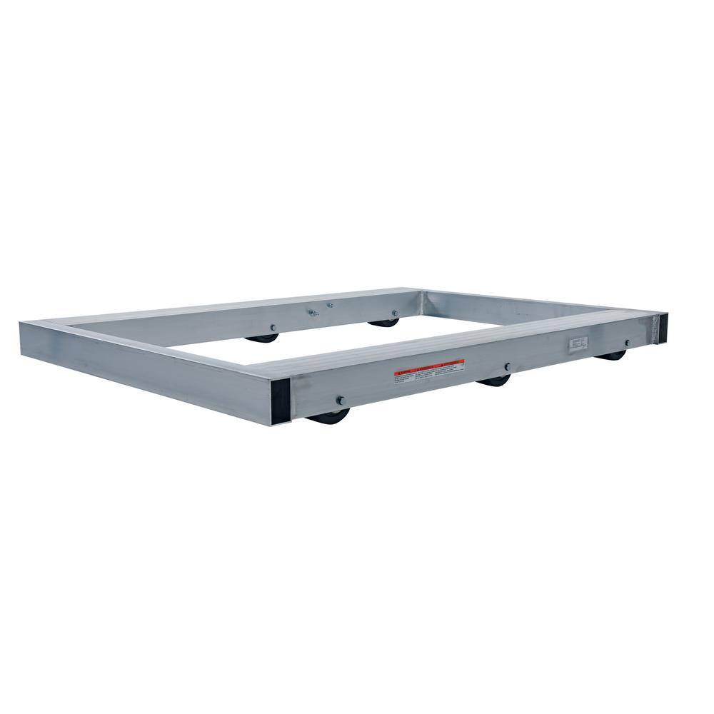 Vestil 4,000 lb. Capacity 36 in. x 48 in. Aluminum Pallet Dolly DOL ...