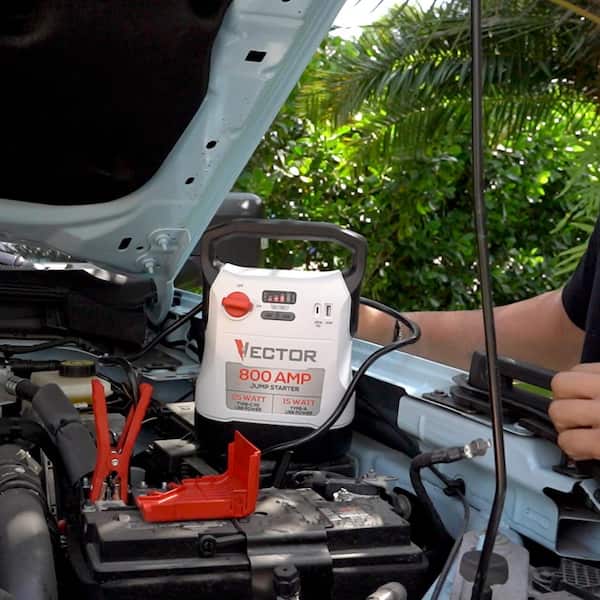 VECTOR 800 Amp Jump Starter with USB Power VECJ8 - The Home Depot