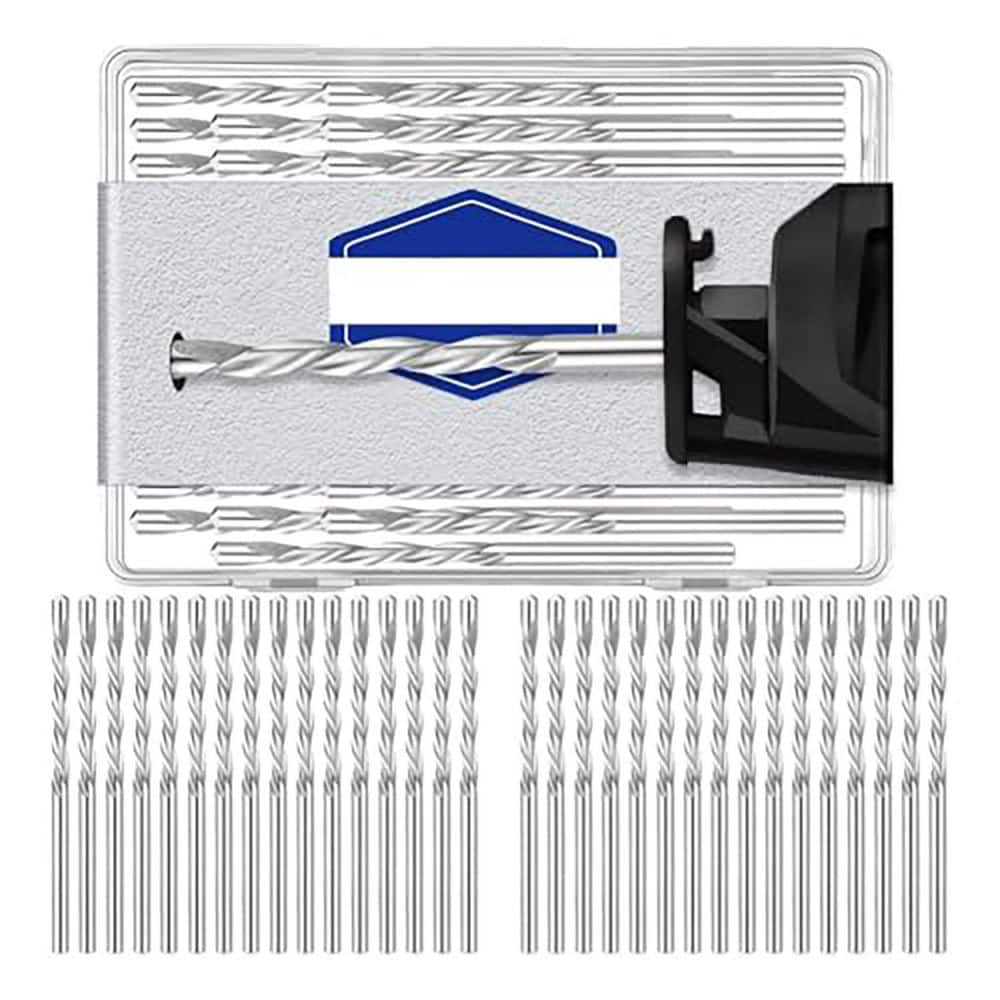 50-Piece Drywall Cutting Bits with Guide Point - 1/8 in. Spiral Saw ...