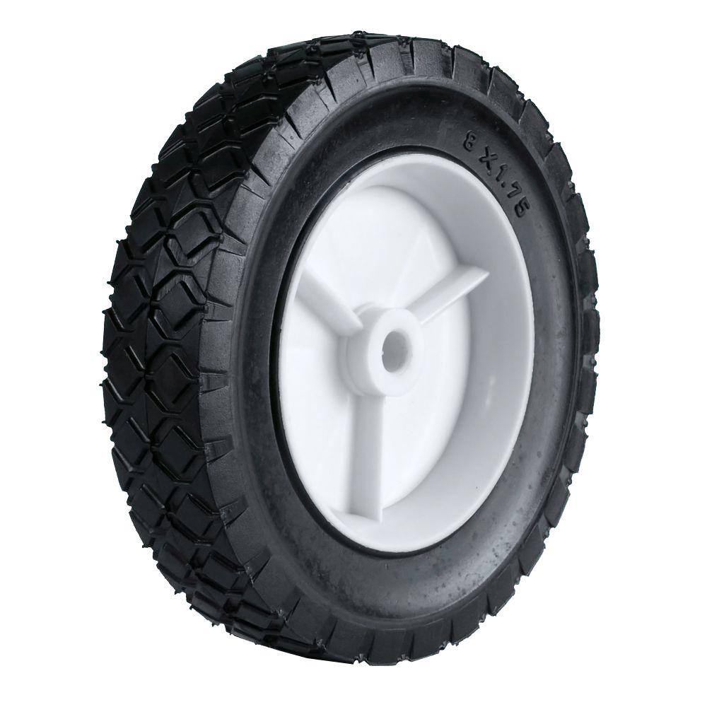Martin Wheel 8X1.75 Light Duty Plastic Wheel 875P-OF - The Home Depot