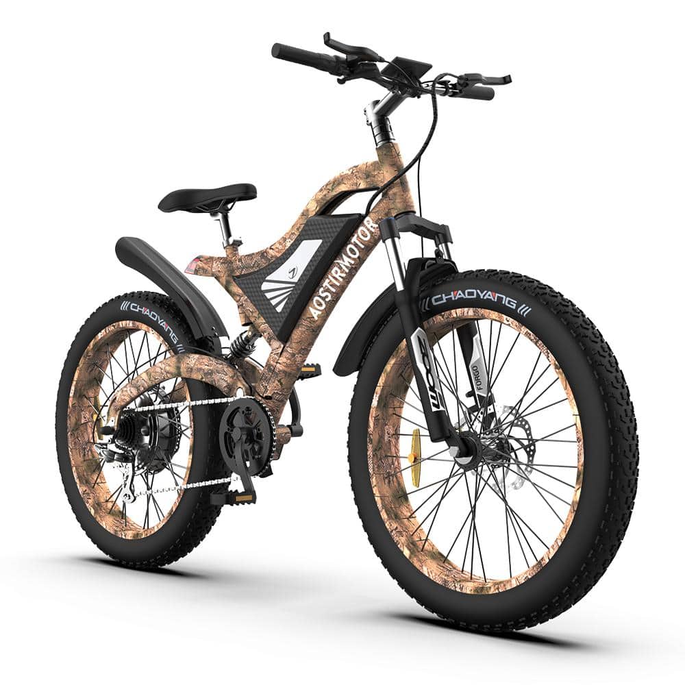 Zeus & Ruta 26 in.1500W Electric Bike 48V 15AH Removable Lithium ...
