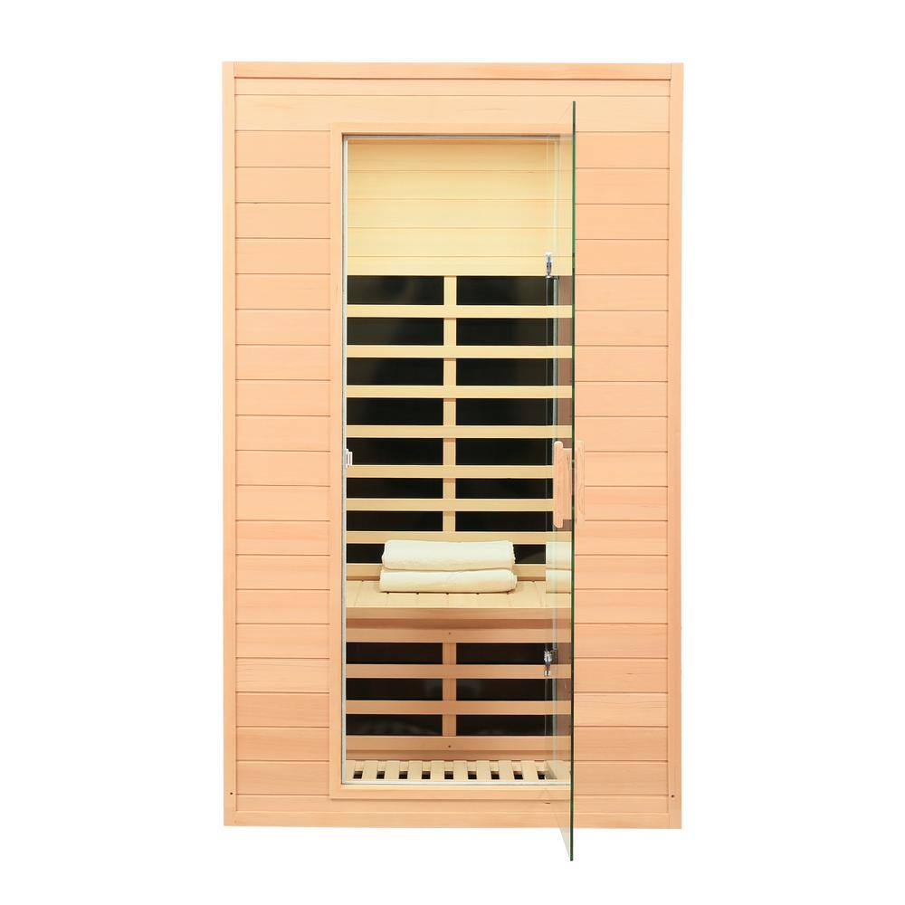 JimsMaison 2-Person Sauna with LCD Display, Key Control and LED reading ...