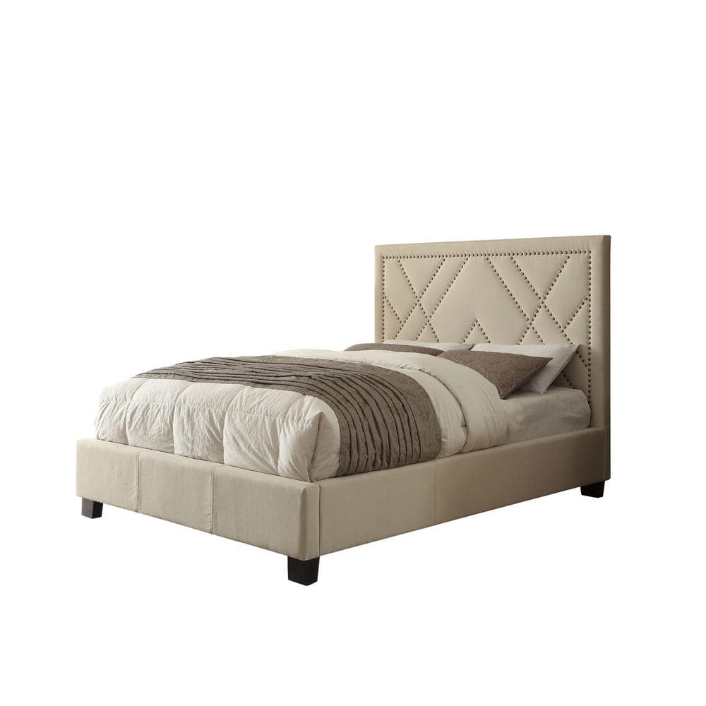 Modus Furniture Geneva Vienne Beige Powder Linen California King ...