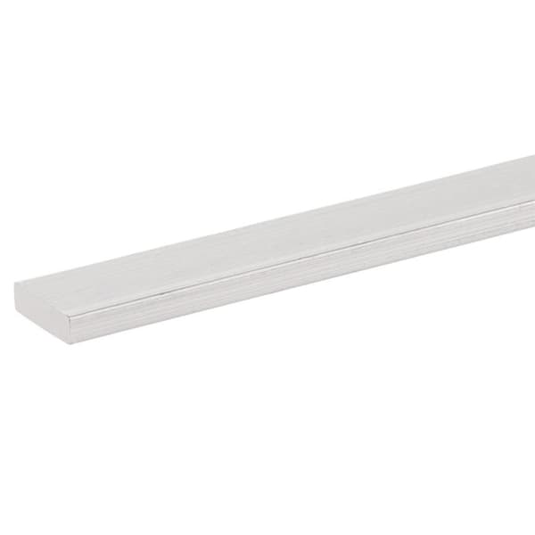 Everbilt 1/2 in. x 3 ft. - 1/8 in. Thick Aluminum Flat Bar 6196 - The Home Depot
