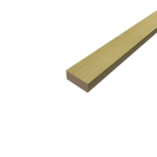 Sure-Wood Forest Products 2 in. x 4 in. Poplar Board [Lineal Foot ...