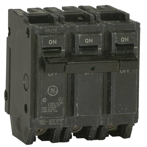 GE Q-Line 30 Amp 3 in. Triple-Pole Circuit Breaker THQL32030 - The Home ...