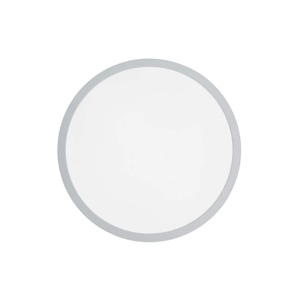 CRAFTMADE Slim Line II 15 in. Slim Round Gloss White Finish Integrated ...