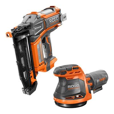 RIDGID 18V Brushless Cordless HYPERDRIVE 16-Gauge 2-1/2 in. Straight ...