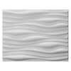 Art3d 31.5 in. x 24.6 in. White 3D Wall Panels for Interior Wall Decor ...
